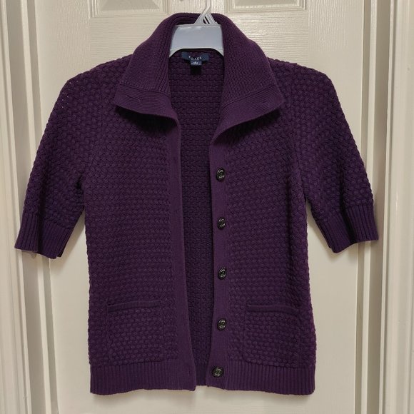Chaps | Sweaters | Chaps Womens Purple Button Down Sweaterscardigans ...